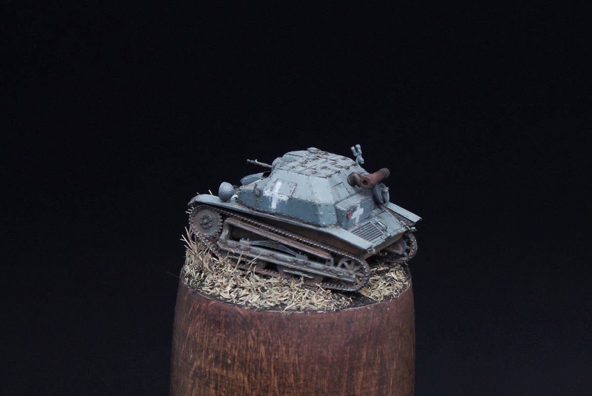 Master Models: TKS polish tankette 1939 captured by germans finished. 1/72