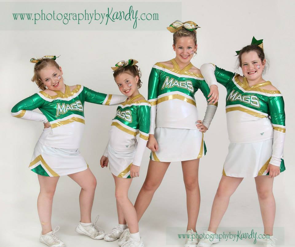 { all six of us }: { Professional cheer pics! }