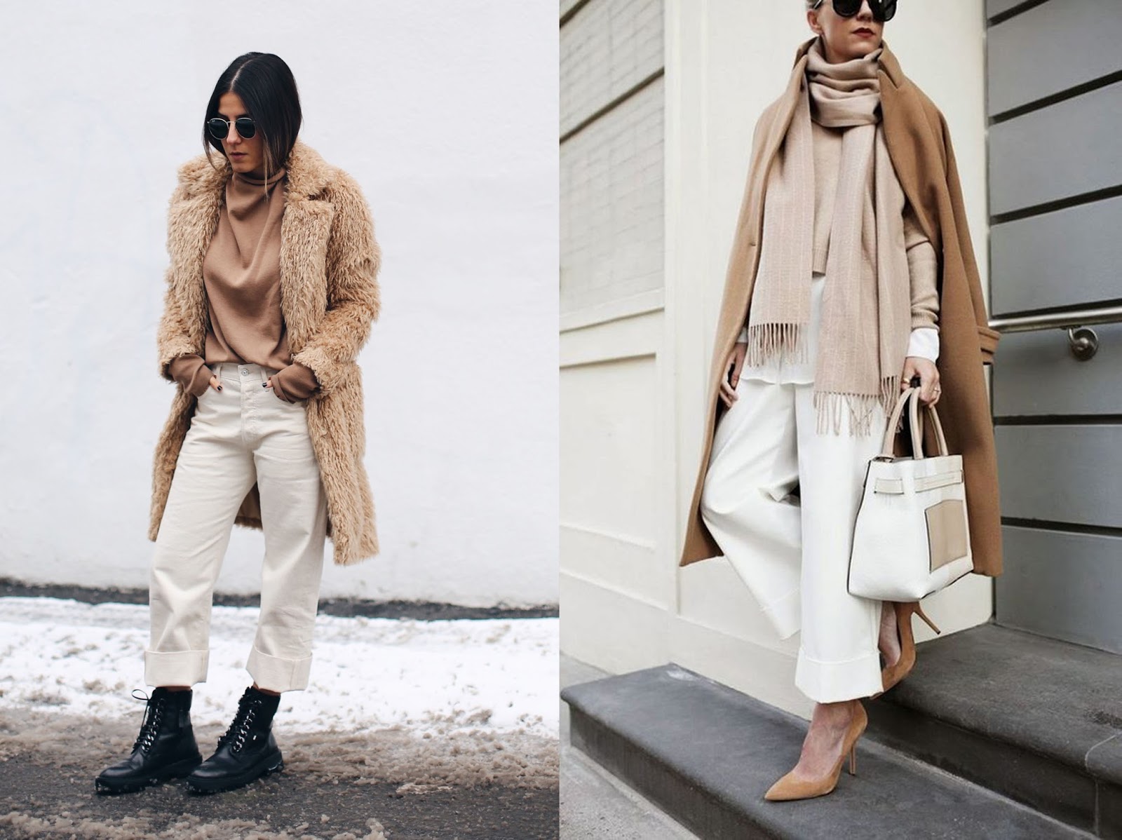 light color winter looks - Boulevard de Prague