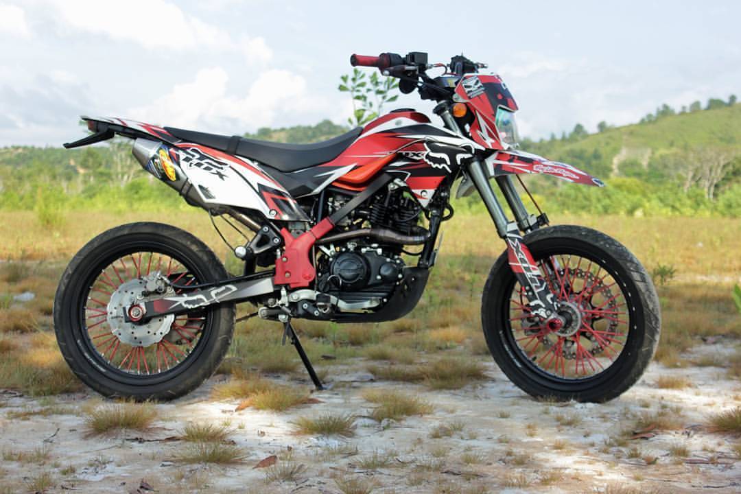 80 Foto Modifikasi Motor Trail Kawasaki KLX 150 Supermoto