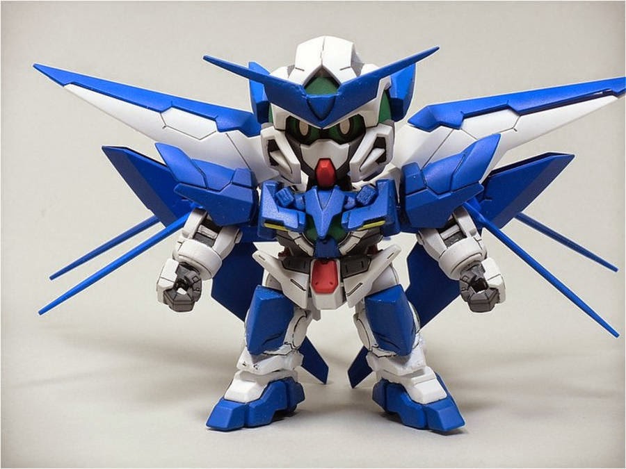 Custom Build: SD x HG Gundam Amazing Exia