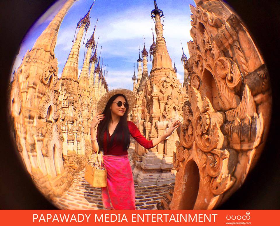 Thinzar Nwe Win In Mway Taw Kat Ku Pagoda Shan State Myanmar