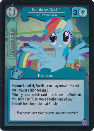 MLP Rainbow Dash, Flier Extraordinaire CCG Cards | MLP Merch