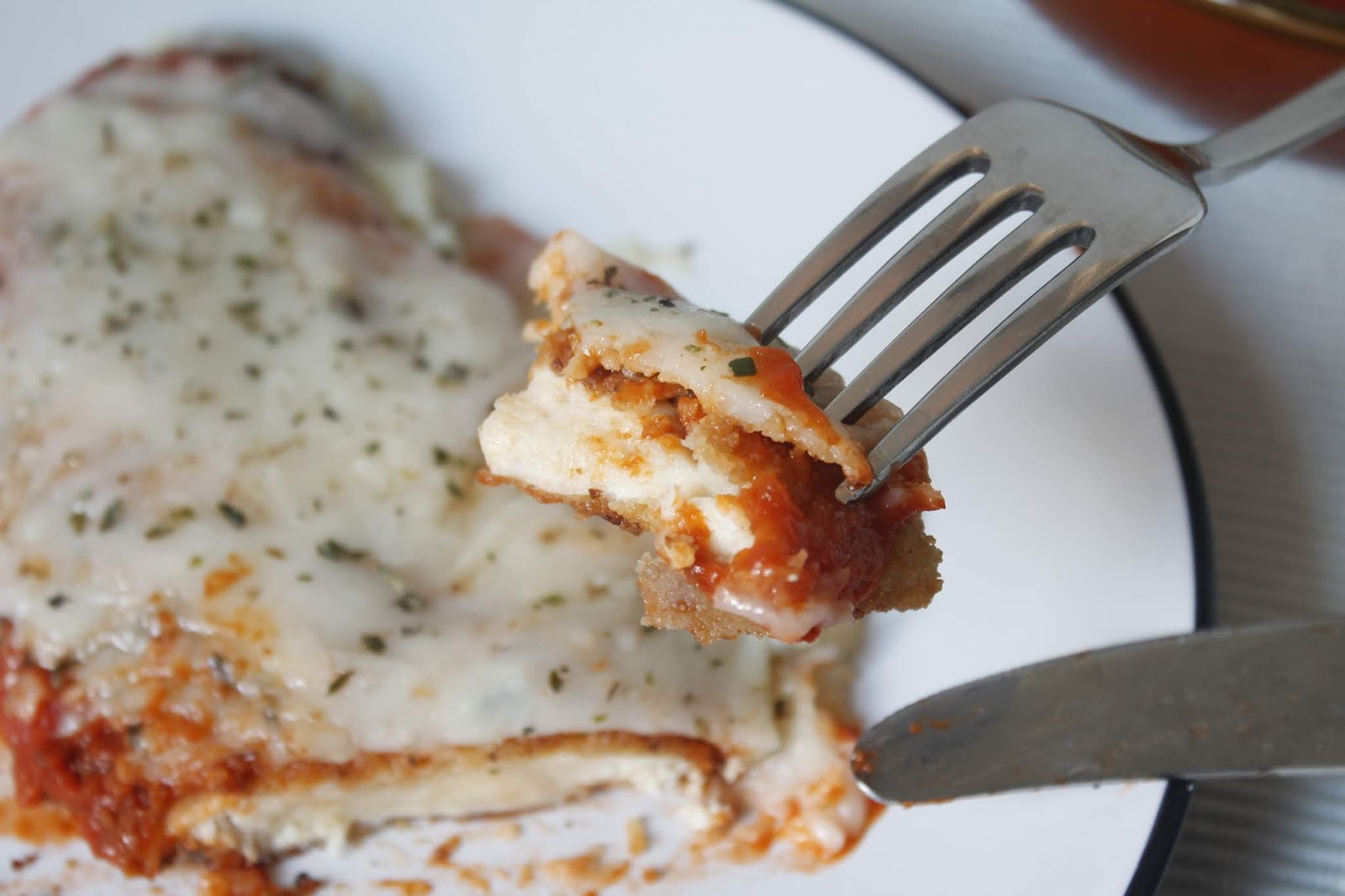 Pechuga de pollo a la parmesana ~ Con sabor a huerto