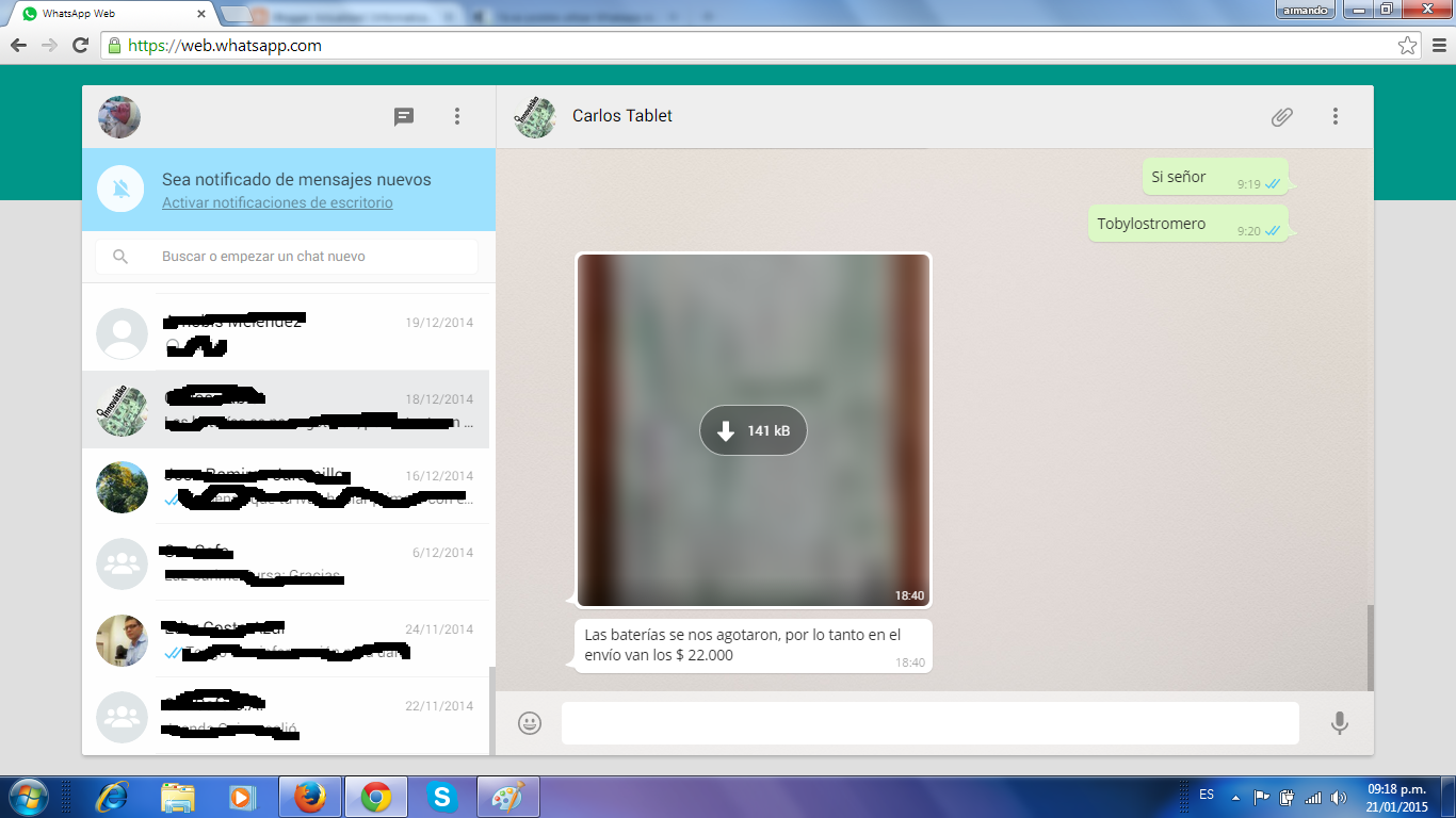 Como utilizar whatsapp web en el computador - ACTUALIDADROOT