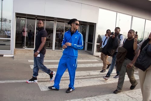 Fire of Zamani Concert: UK Rapper Chip Arrives Lagos [PHOTOS] | This is ...