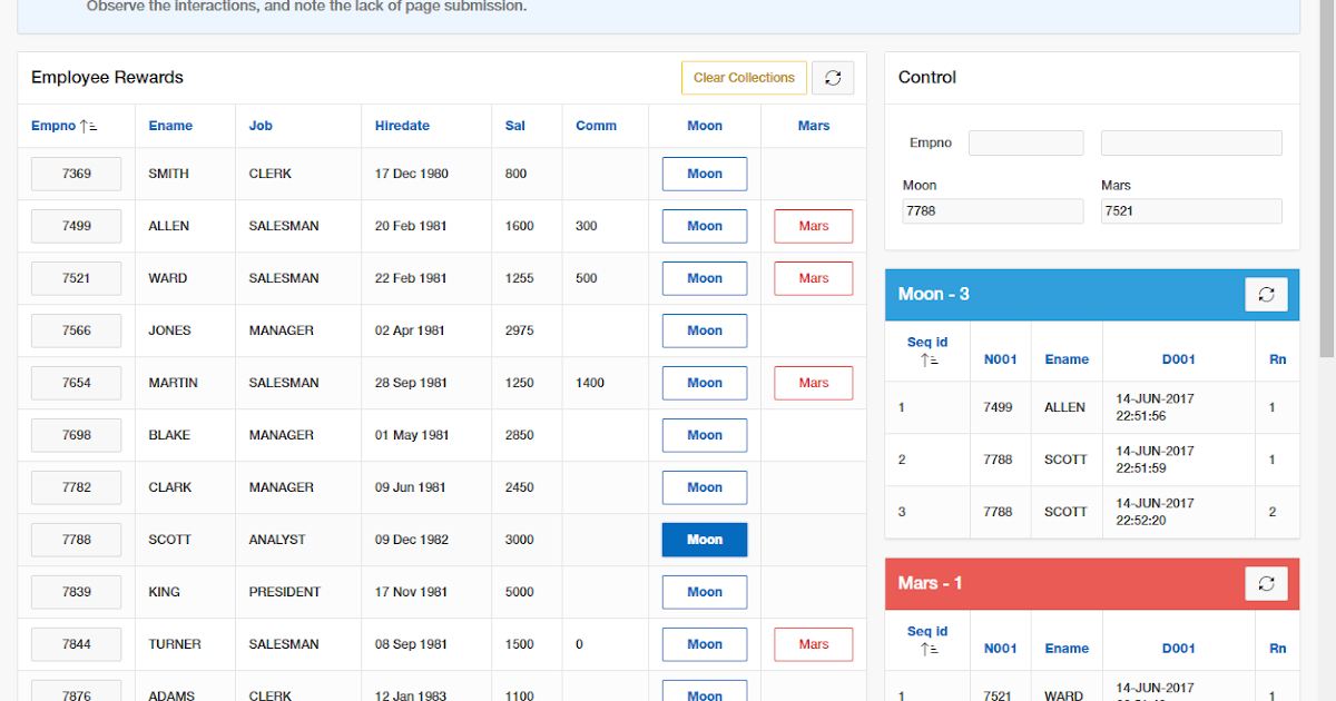 Grassroots Oracle Presentation Dynamic Actions Javascript And Css For