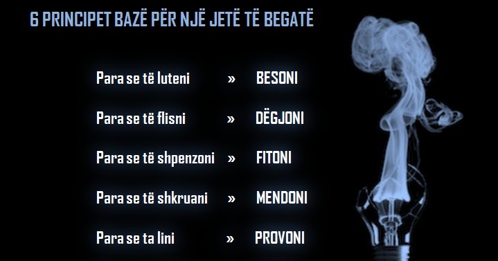 Sekretet e Suksesit: 6 principet bazë për një jetë të begatë