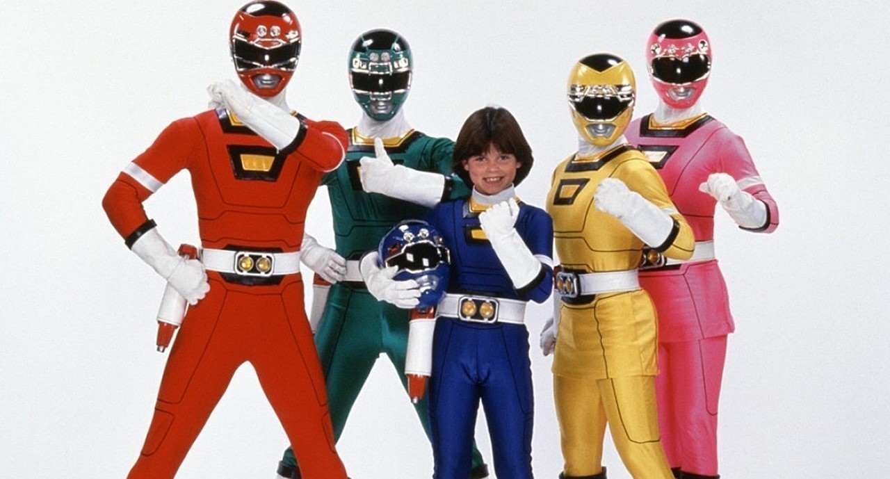 A primeira criança a se tornar um Power Ranger: JUSTIN STEWART