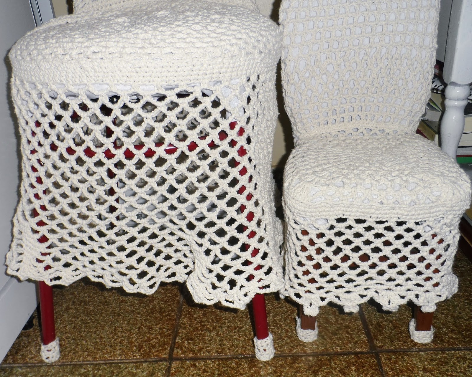 Finíssima Porcelana: Cadeira de Crochê...