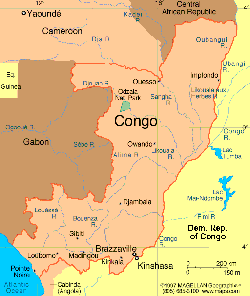 MAPAS DO CONGO - Geografia Total™