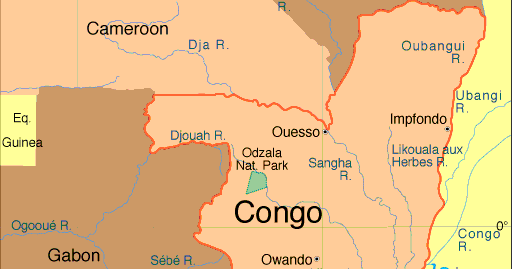 REPUBLIC OF CONGO - GEOGRAPHICAL MAPS OF REPUBLIC OF CONGO ~ Klima ...