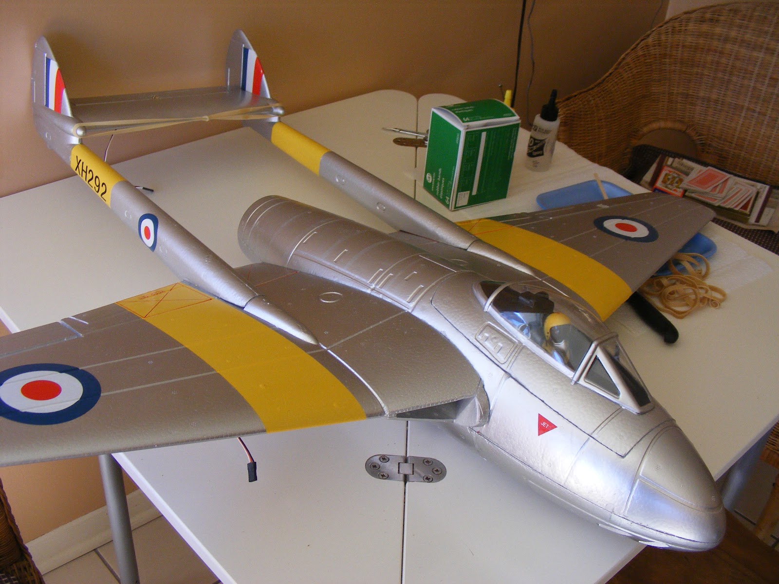 RC Flying Models: Durafly De Havilland Vampire