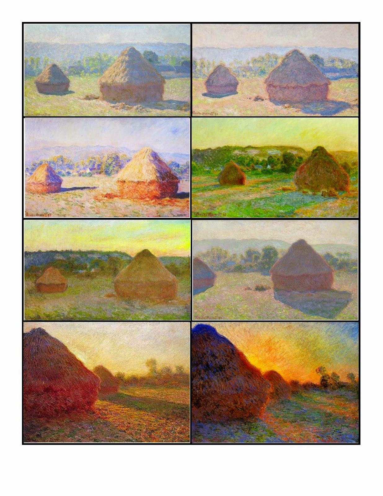 Anyways...: Monet Comics #1: Les Meules