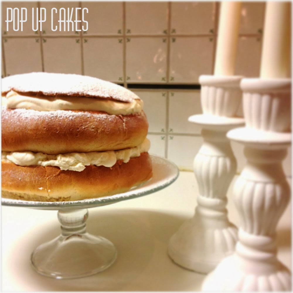 Pop up Cakes: Semla Cake - Something new for shrove tuesday?