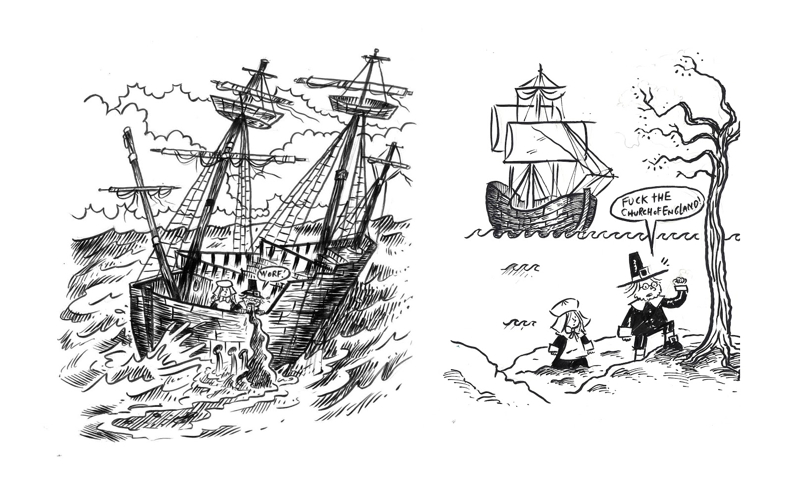 (ribald) cartoon picture stories