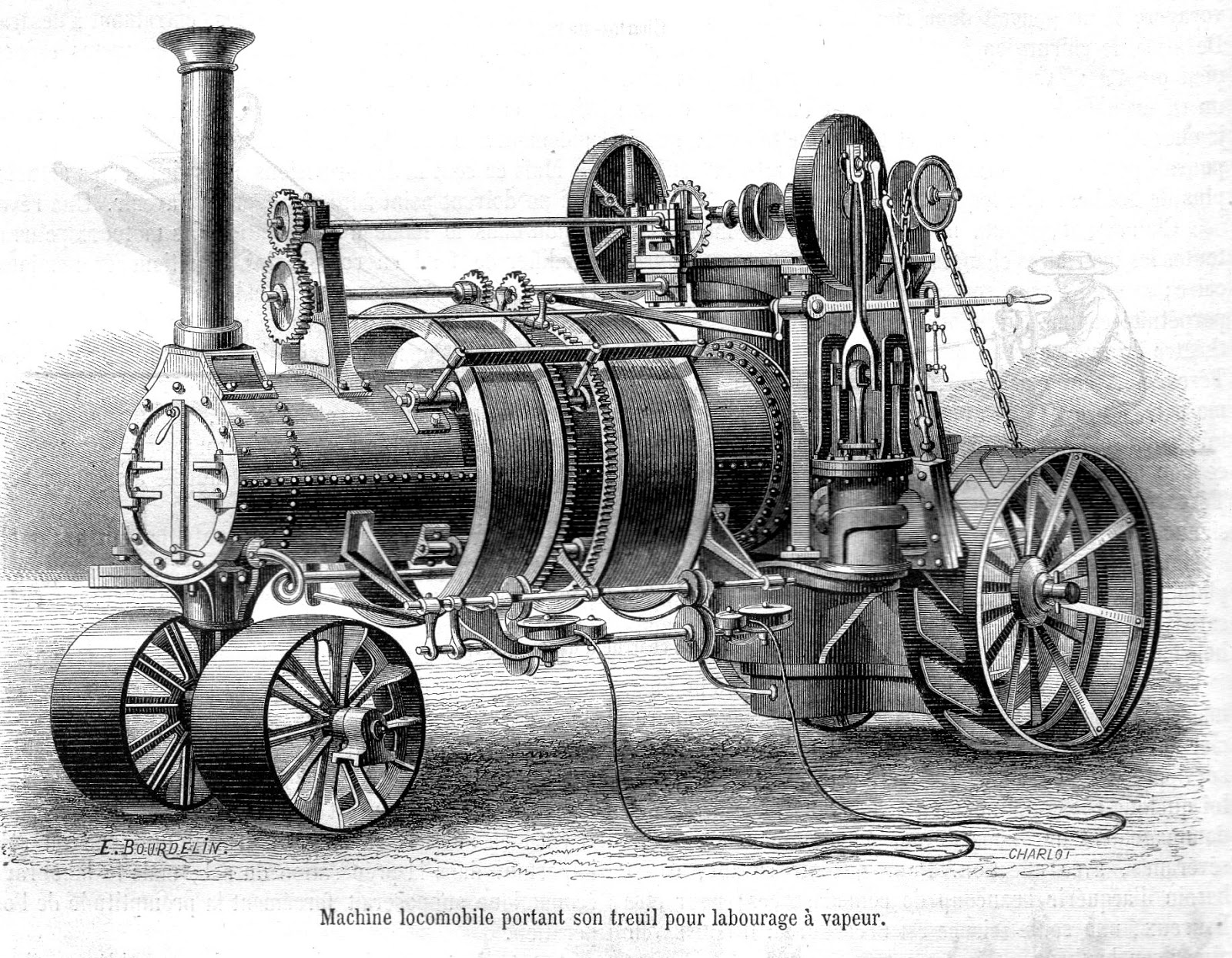 Chroniques du temps passé: Le labourage à vapeur.