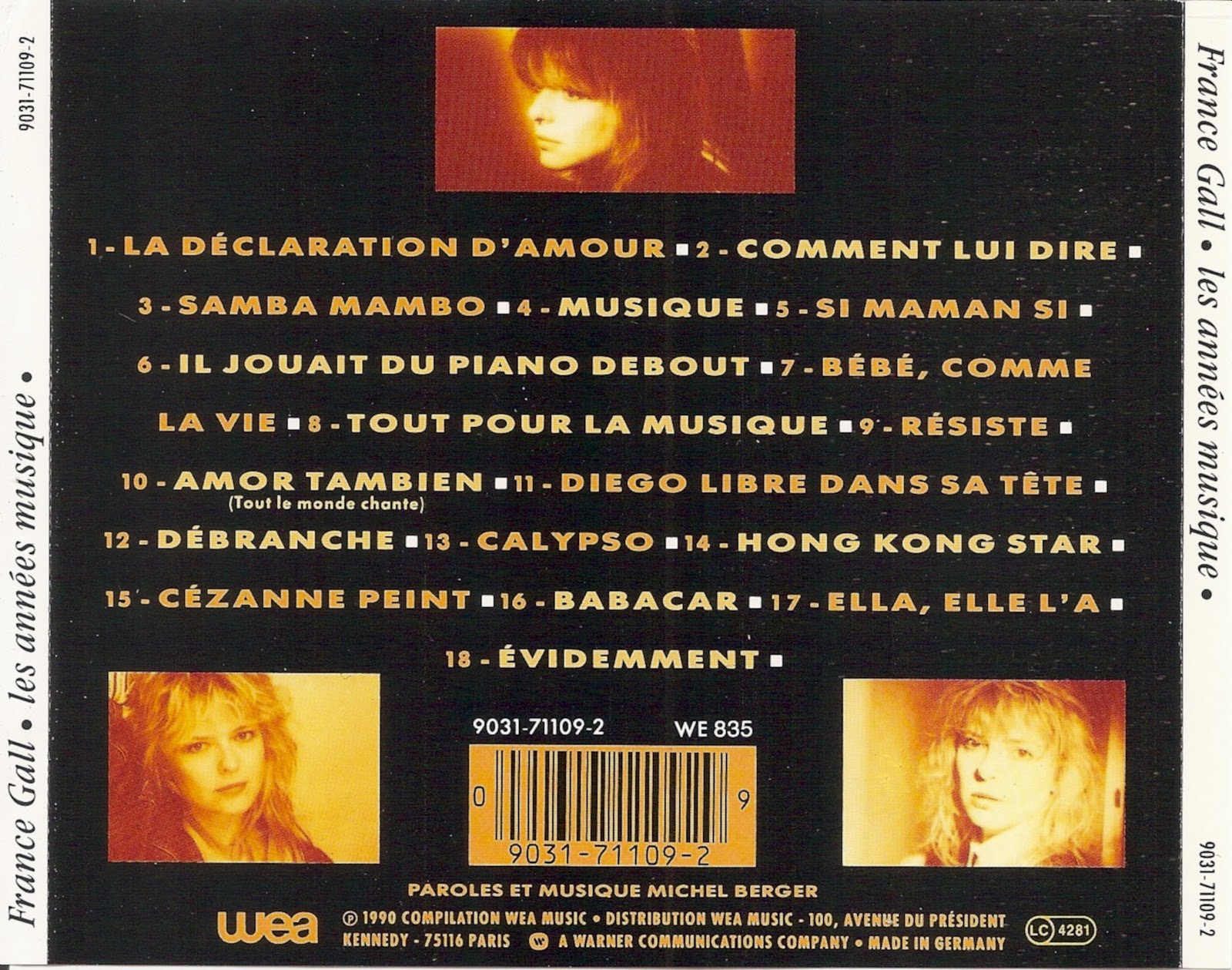 The First Pressing CD Collection: France Gall - Les Années Musique