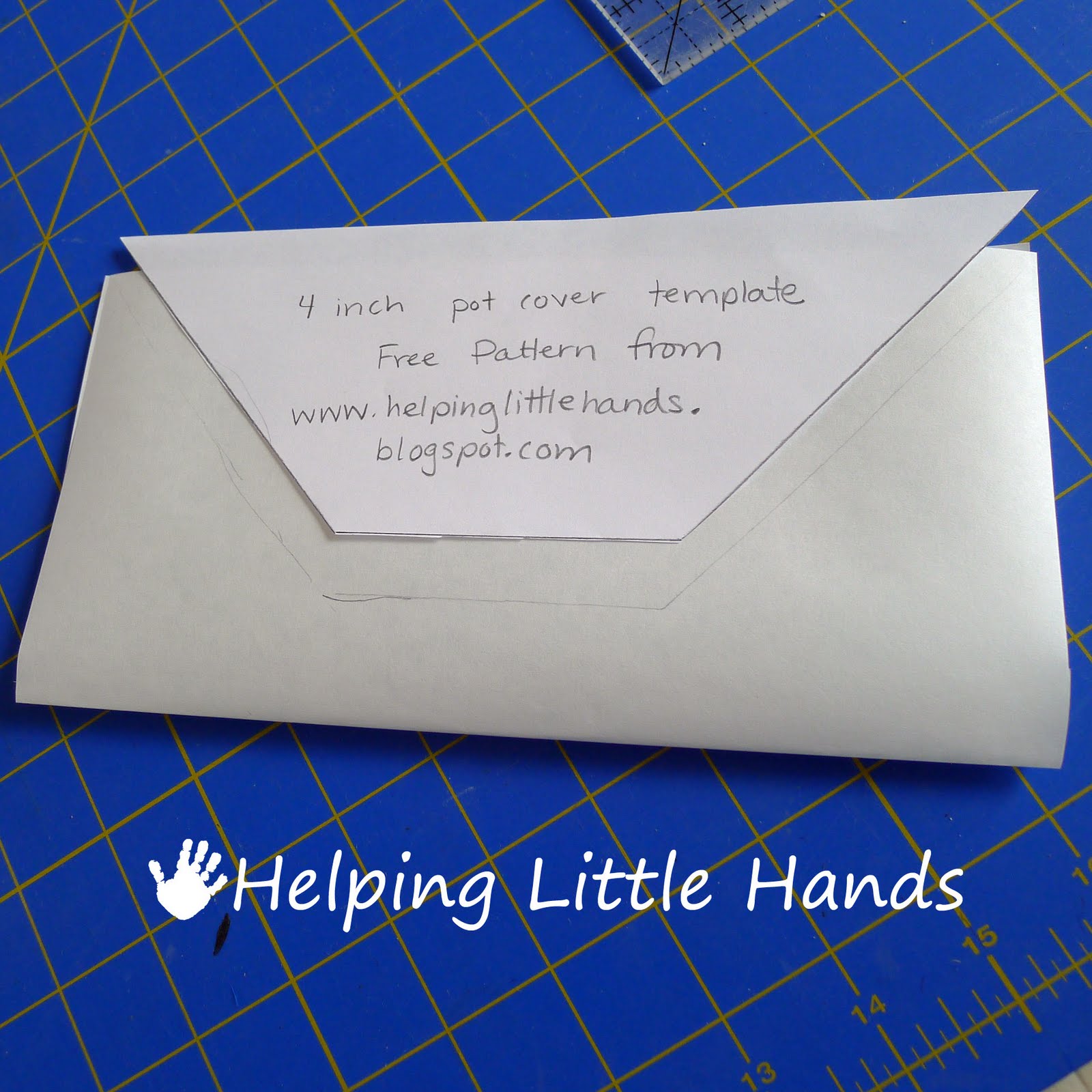 Pieces by Polly: Colored Freezer Paper Flower Pot Wrap - Great for Moms ...