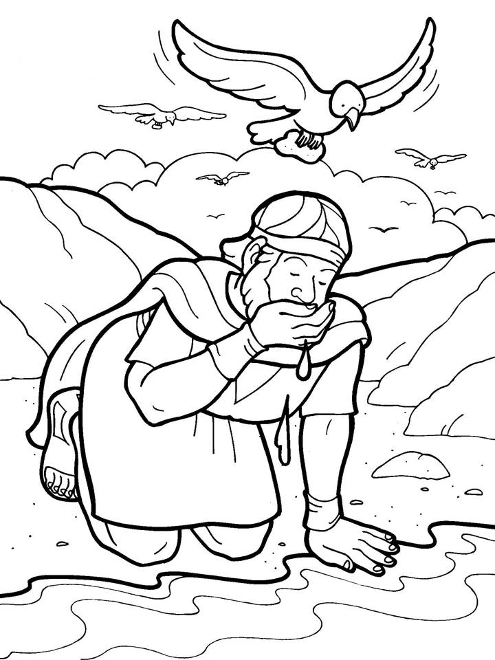 Elijah Colorear Elias Elisha Heaven Llevado Chariot Manualidades ...