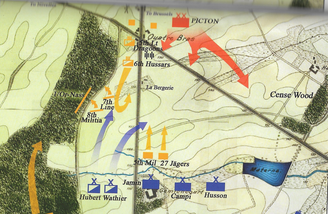 Winser's Wargaming Page: Quatre Bras 3:00-3:30