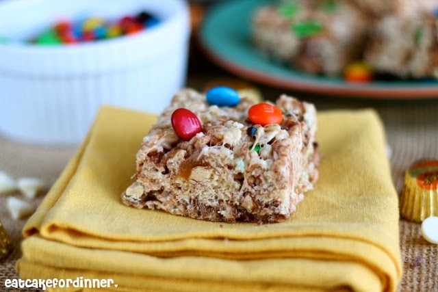 Eat Cake For Dinner: Monster Candy Rice Krispie Treats