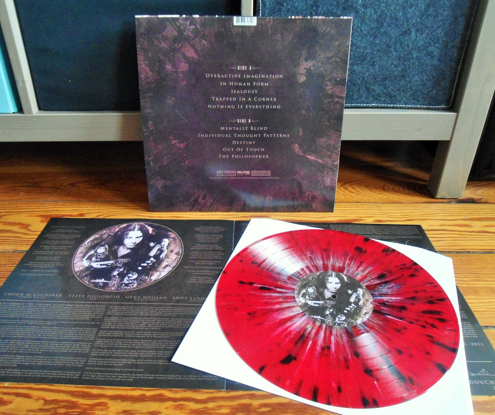 hardcore/metal vinyl: death - individual thought patterns