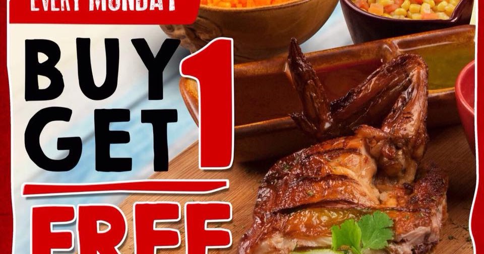 Manila Shopper: Peri-Peri Chicken Buy1 Take1 Mondays Promo: Nov 2017