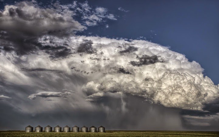 Dangerous Power of Nature : Fascinating Supercell Storm