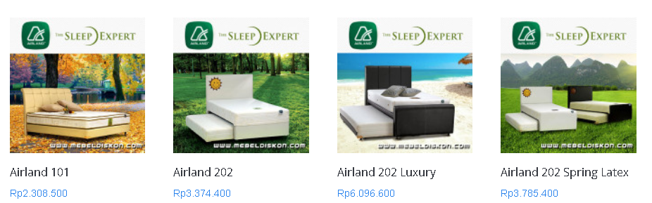 Informasi toko spring bed murah, daftar harga spring bed, springbed anak