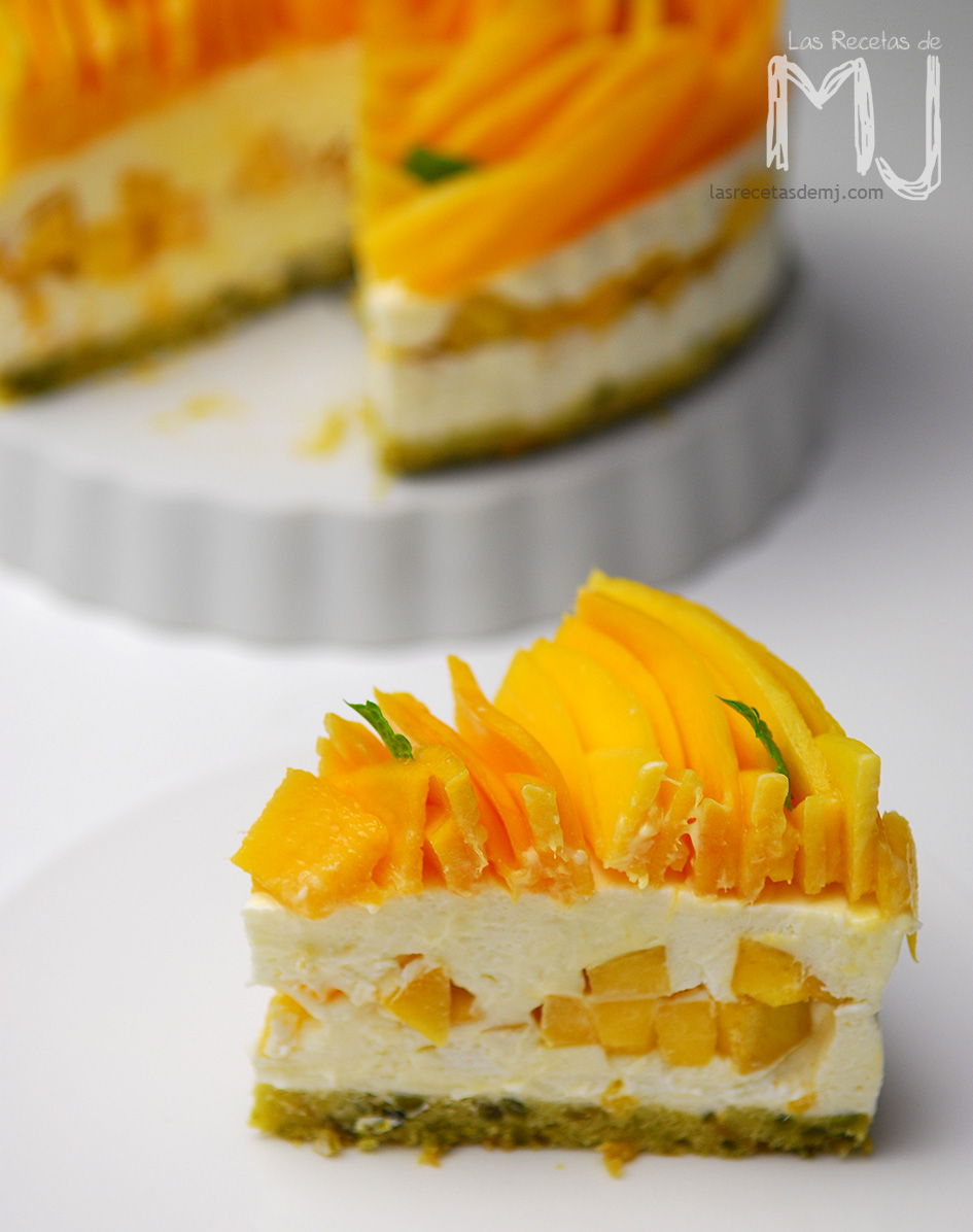 CHEESECAKE DE MANGO - Las Recetas de MJ
