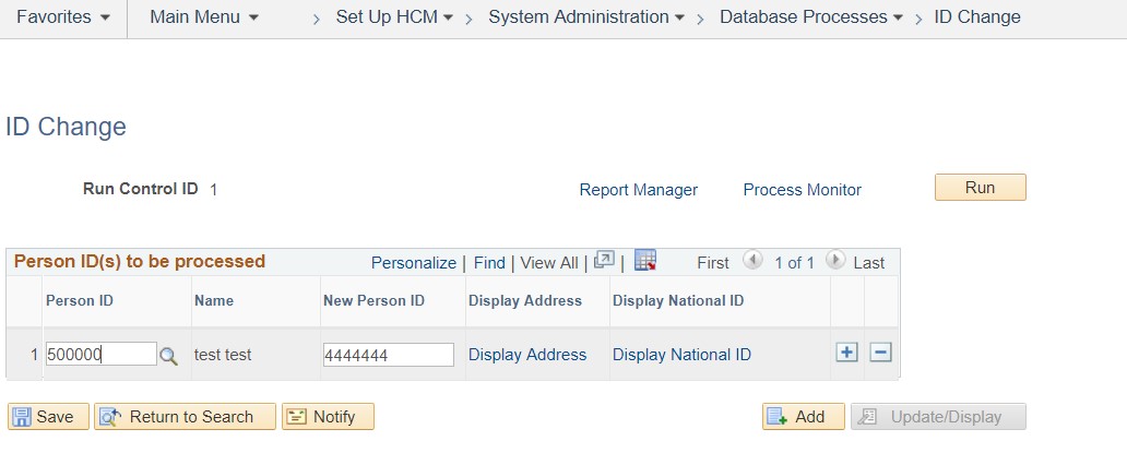 HCM Simplified: Deleting Employee ID and Employee Record in Peoplesoft