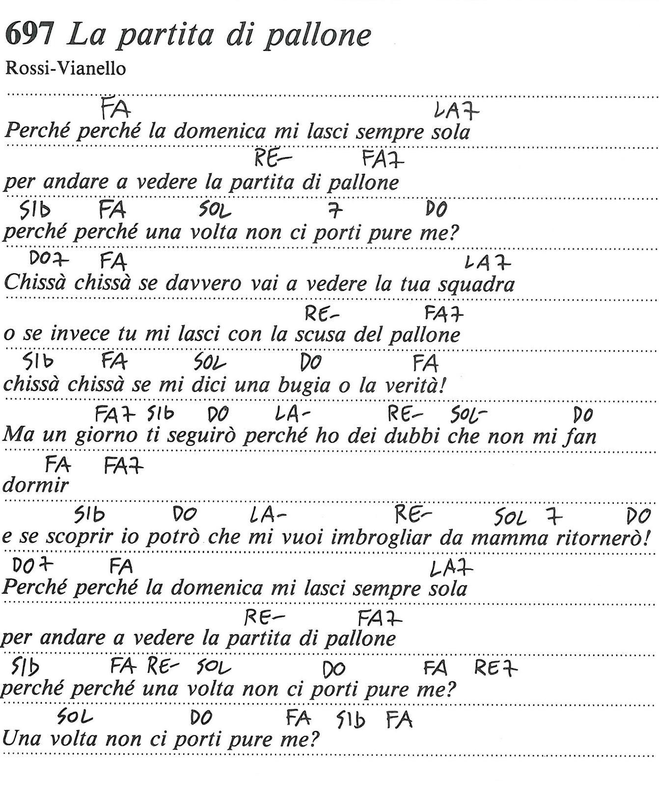 BODI SONČEK: 1o LA PARTITA DI PALLONE (Rita Pavone)