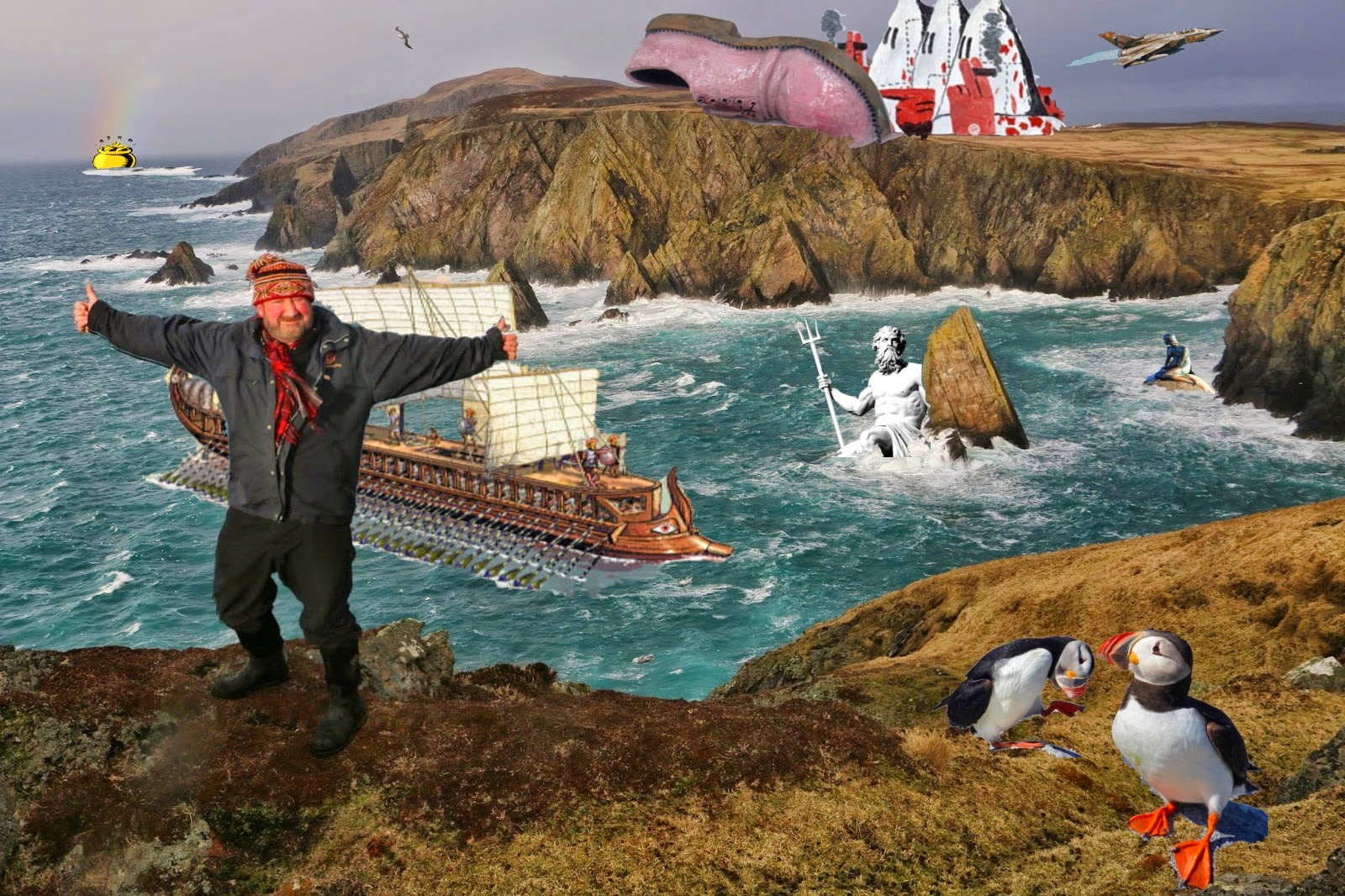 Fair Isle: What? Must be April Fools Day in Fair Isle.