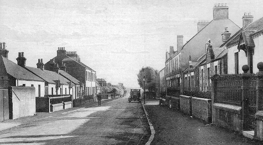 Tour Scotland: Old Photograph Station Road Thornton Scotland