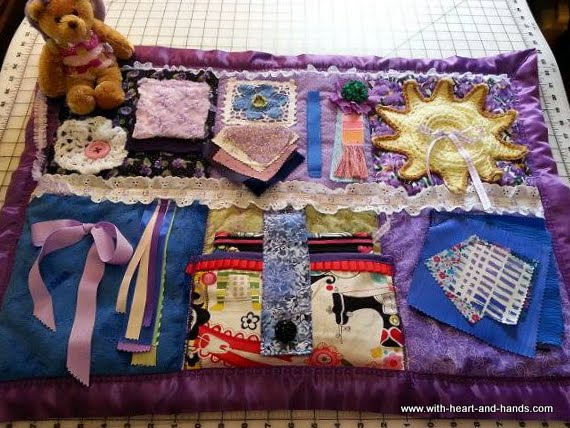 Michele Bilyeu Creates With Heart and Hands: Making Fidget Blankets ...