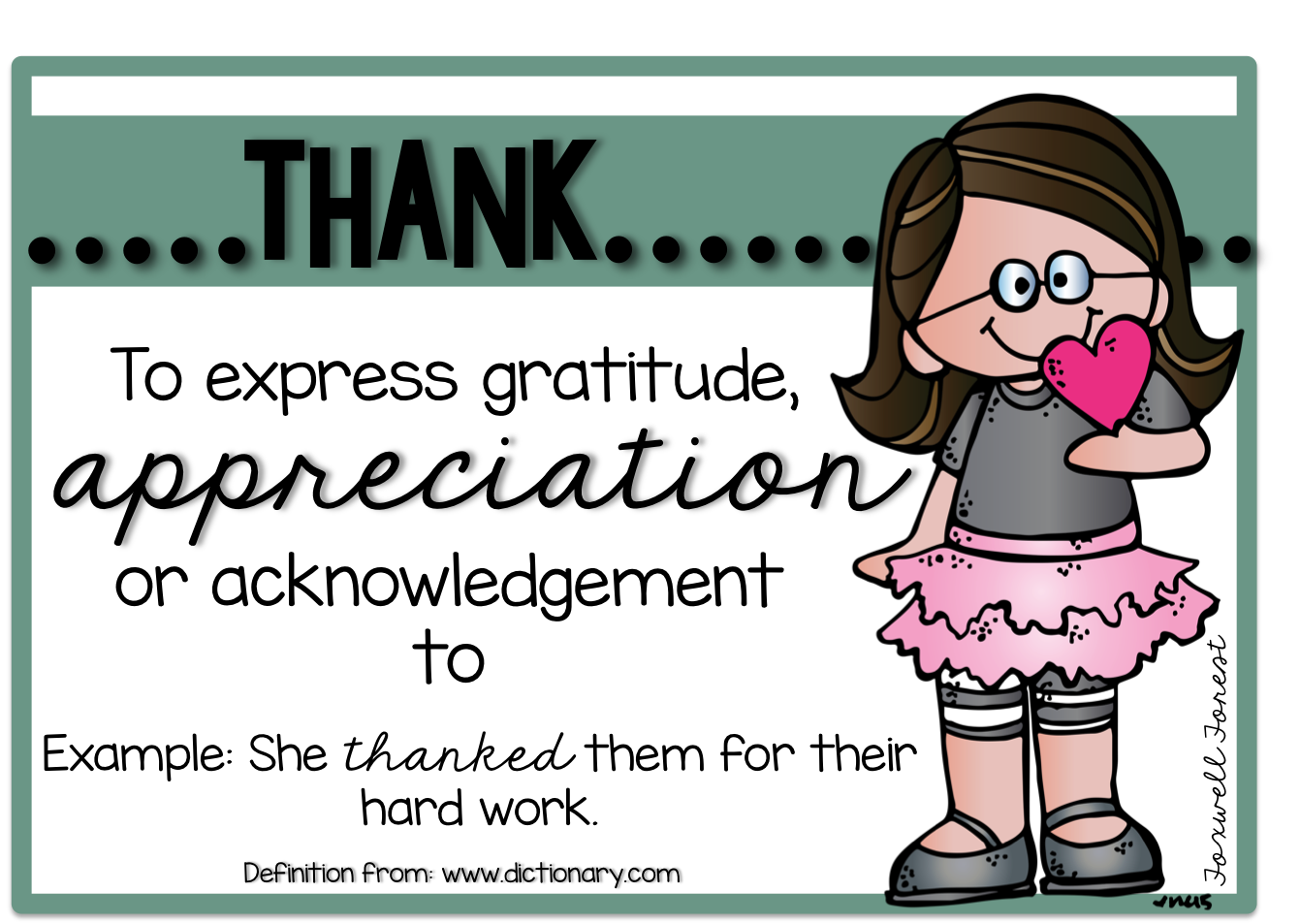 The Power of Appreciation - Foxwell Forest