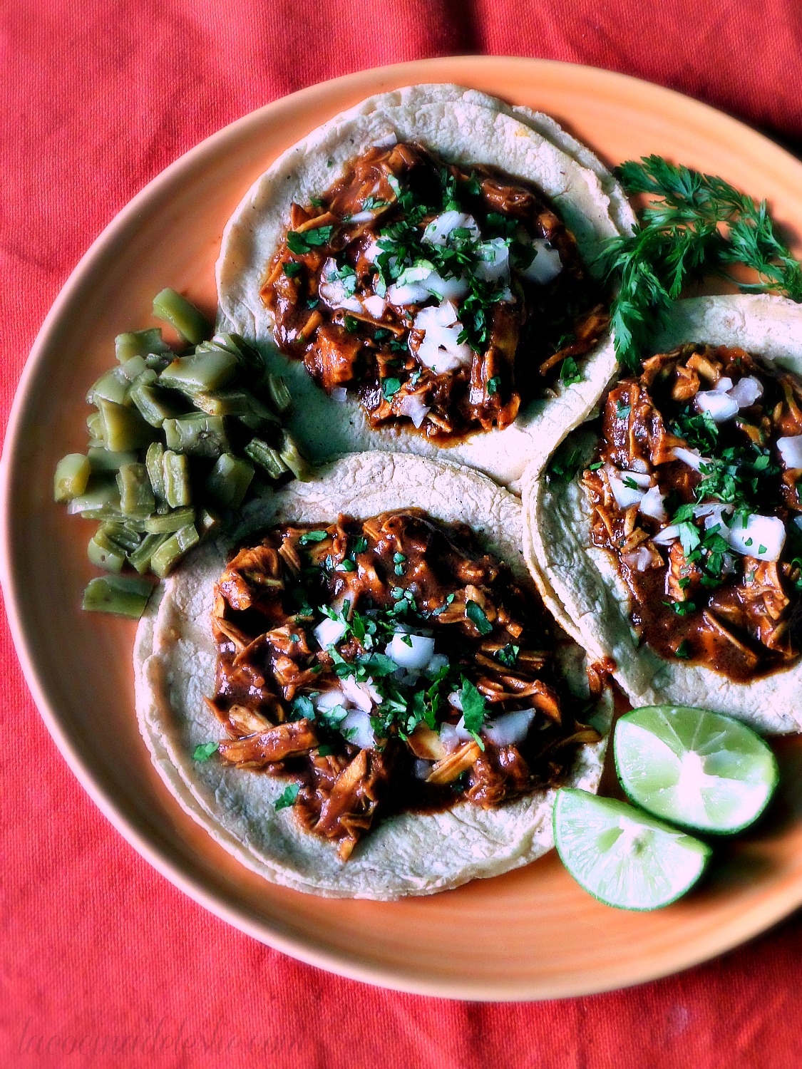 Tacos de Pollo con Mole Doña María - La Cocina de Leslie (en Español)