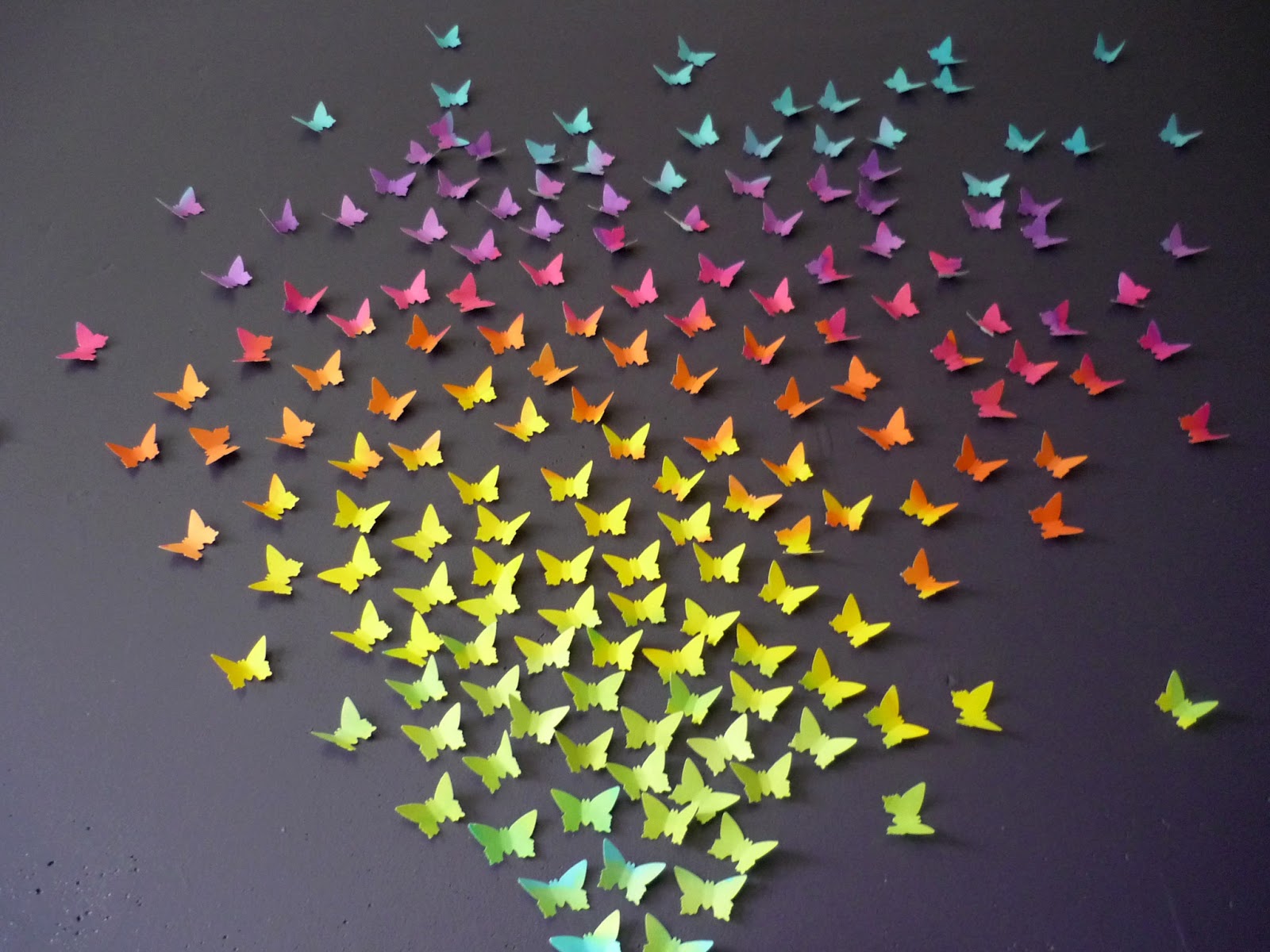 Douceurs et couleurs: Envolée de papillons