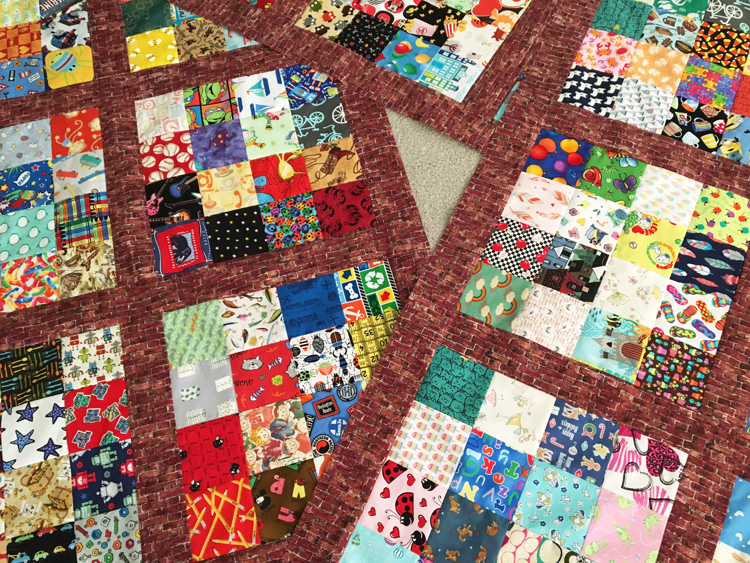 Patchwork Breeze: Eye Spy Quilt Tops