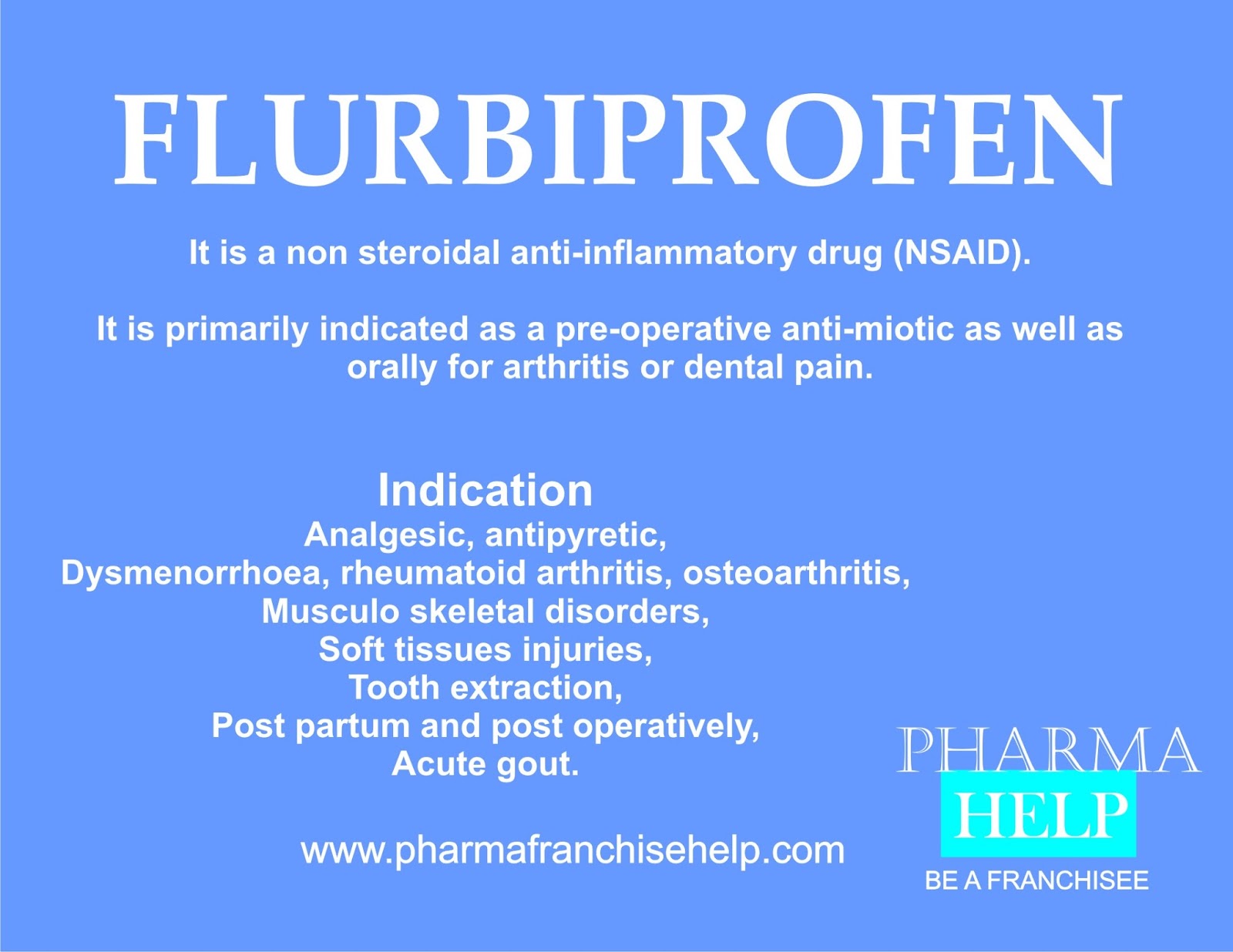 FLURBIPROFEN – Pharma Franchise Help