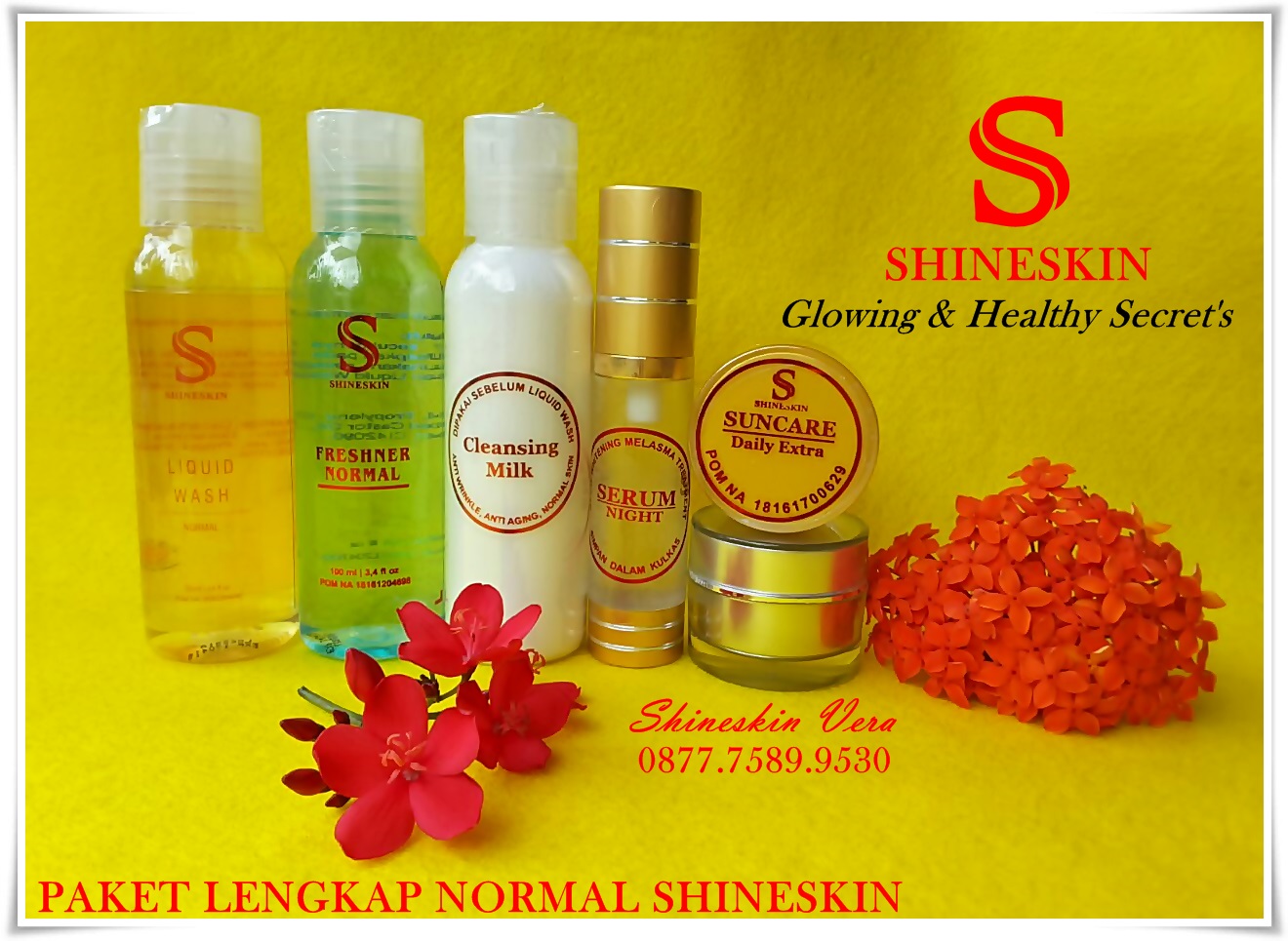 PAKET SHINE SKIN NORMAL LENGKAP ~ ShineSkin Care