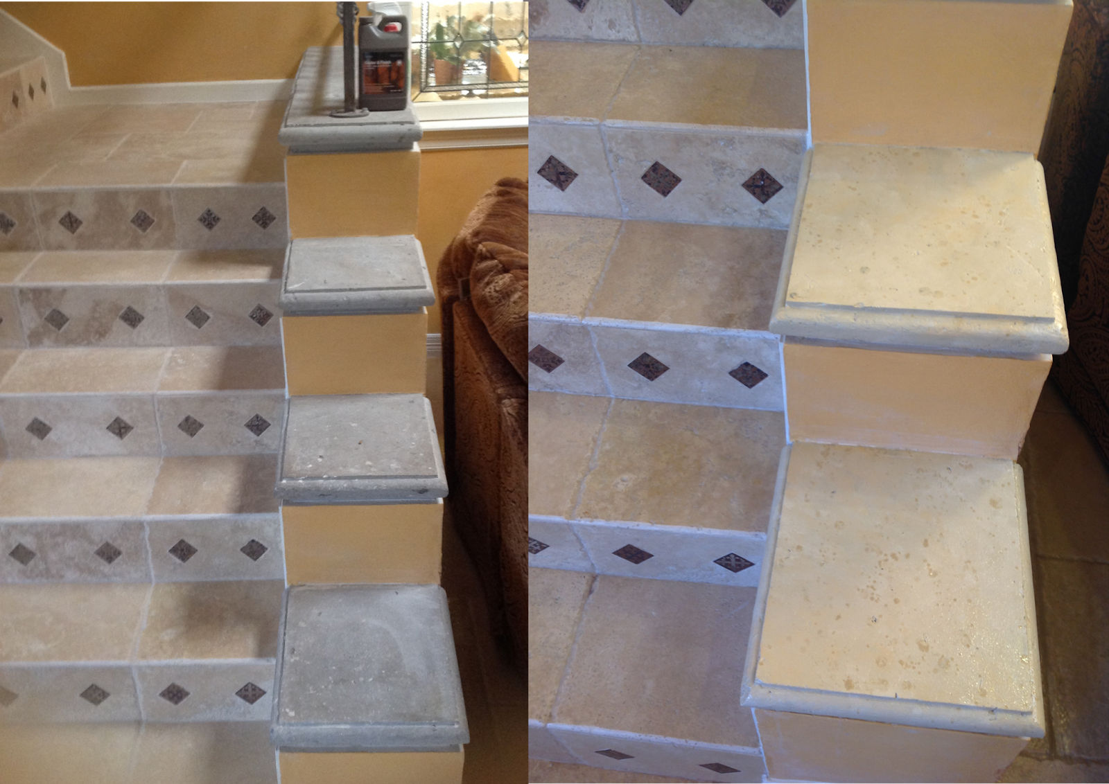 The ragged wren : Painting Stone- Faux Travertine