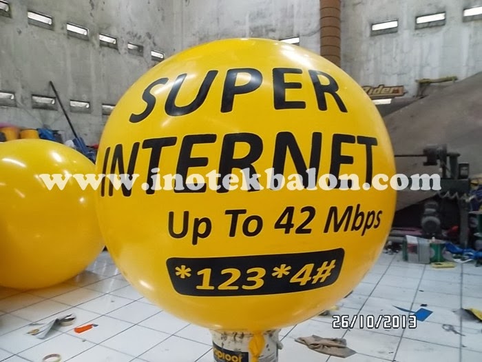 balon: Balon Promosi Bola Logo IM3