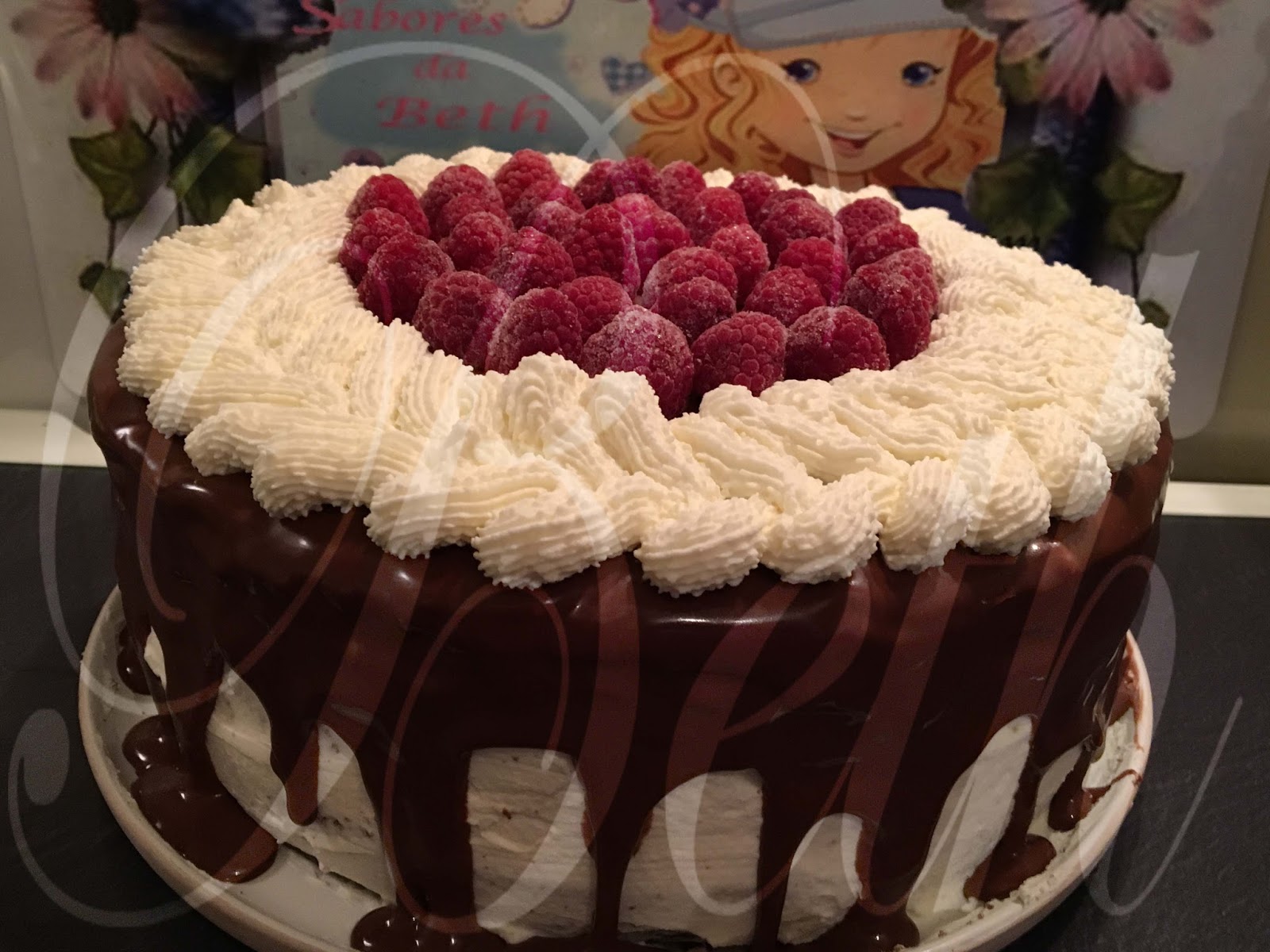 .: Layer Cake Chocolat Vanille Framboise / Layer Cake Chocolate ...