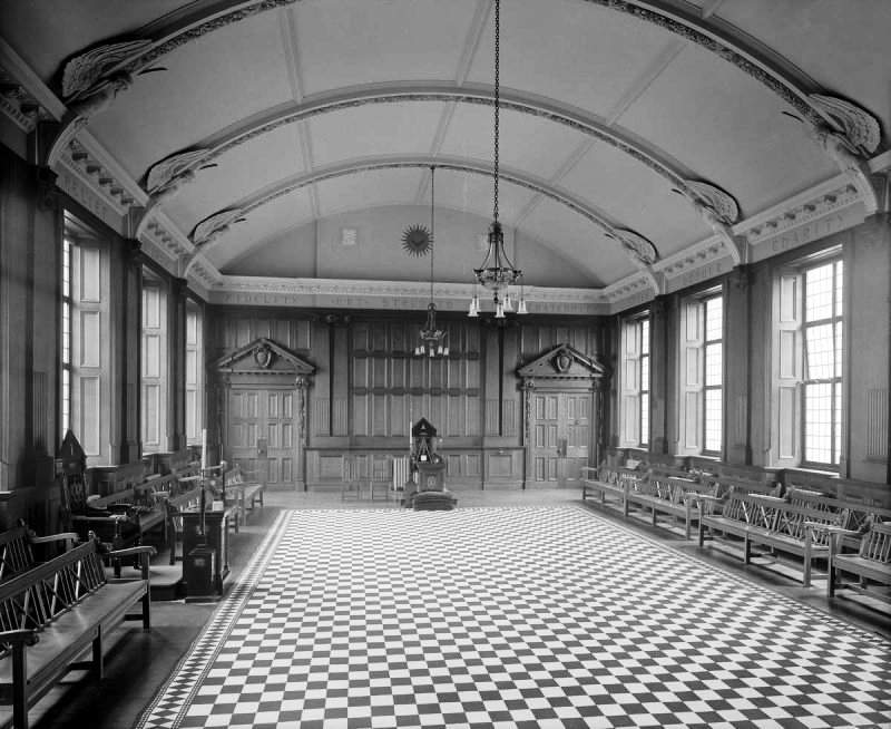 Tour Scotland: Old Travel Blog Photograph Masonic Lodge Aberdeen Scotland