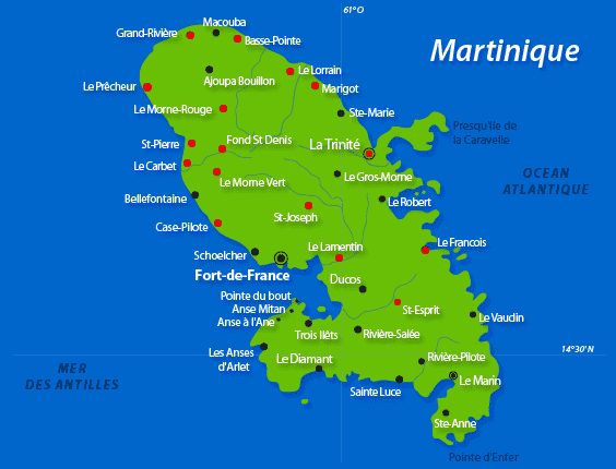 Île de la Martinique : La Découverte De La Martinique Par ( Christophe ...