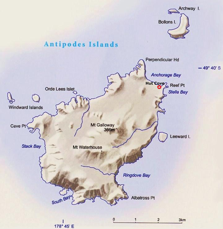Ultima Thule: Antipodes Islands - hostile and barren, the first land to ...