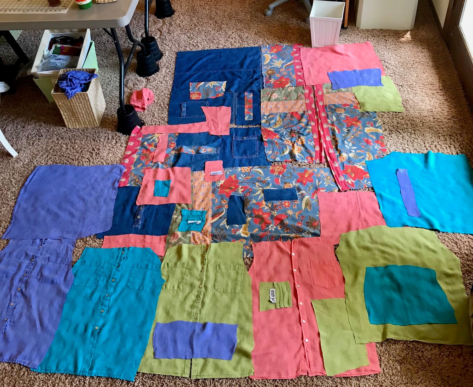 Sherrie loves color!: New recycled clothes project