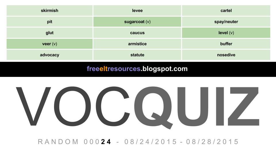 VOCABULARY: Random 00024